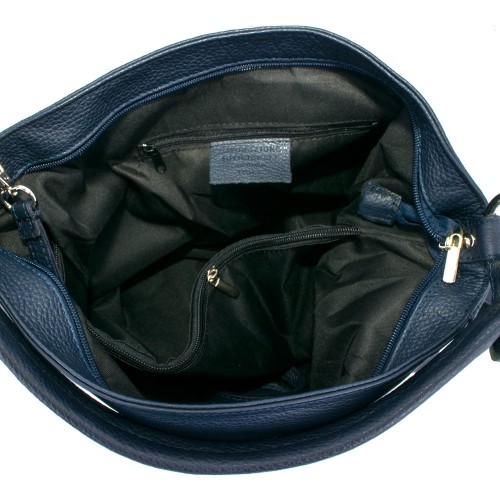 Geanta piele bleumarin GF370